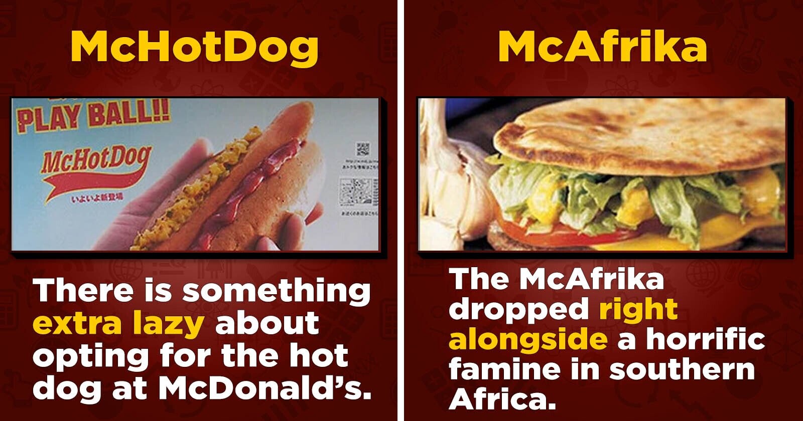 missing mcdonald's items