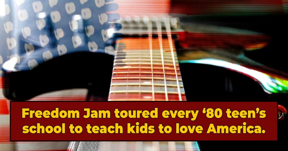 Freedom Jam - The Weird Propaganda Band In Every '80s School | Cracked.com