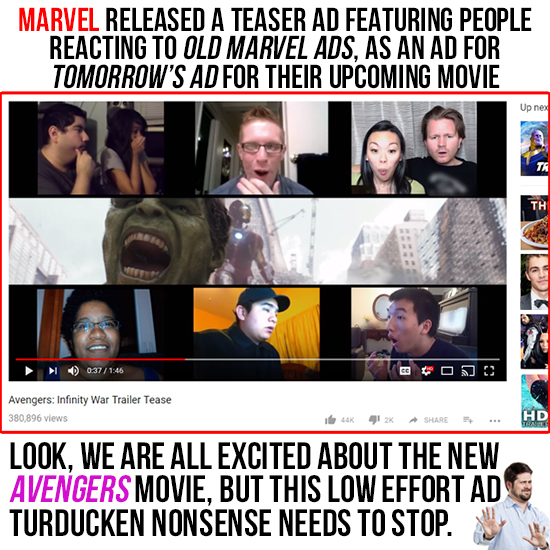 Marvel's Teaser Trailer Is An Ad For An Ad, Made Up Of Ads | Cracked.com