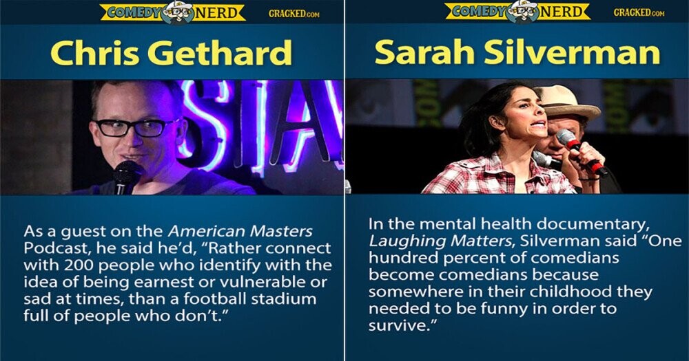 15 Comedians Speak Out On Mental Health And Life | Cracked.com