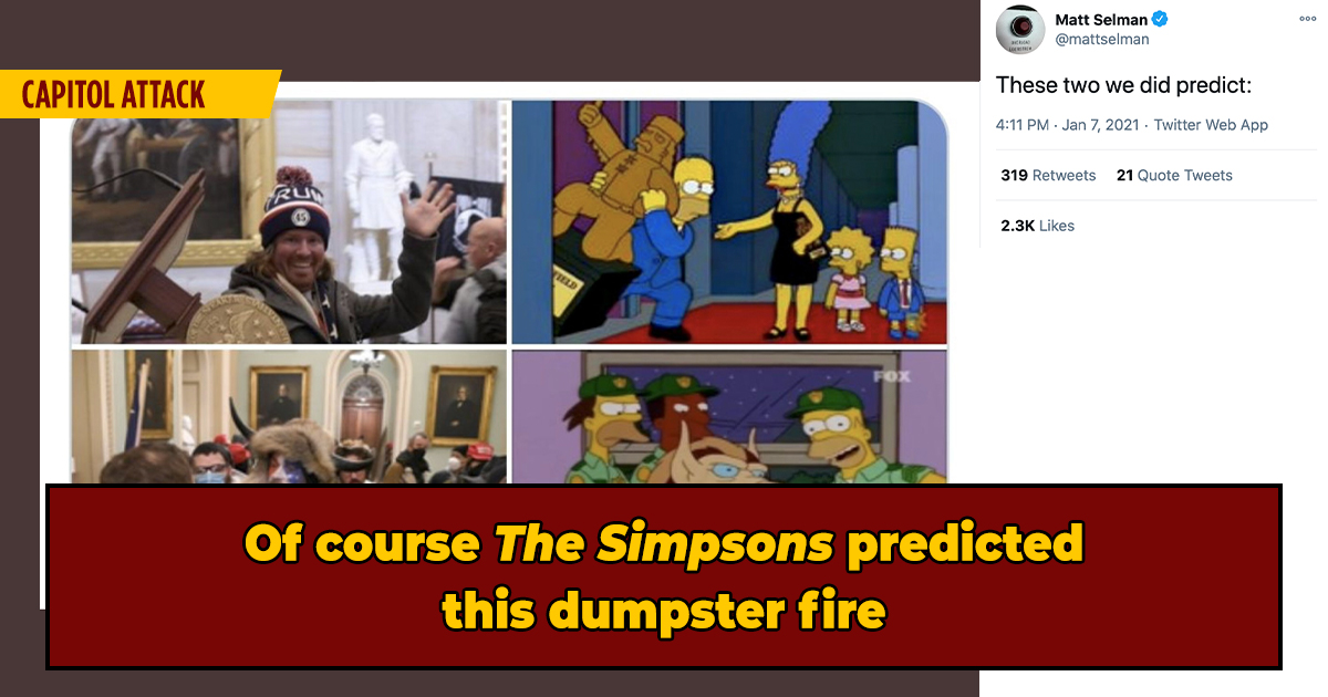 Eagle-Eyed Fans Draw Similarities Between Old Episodes of 'The Simpsons ...