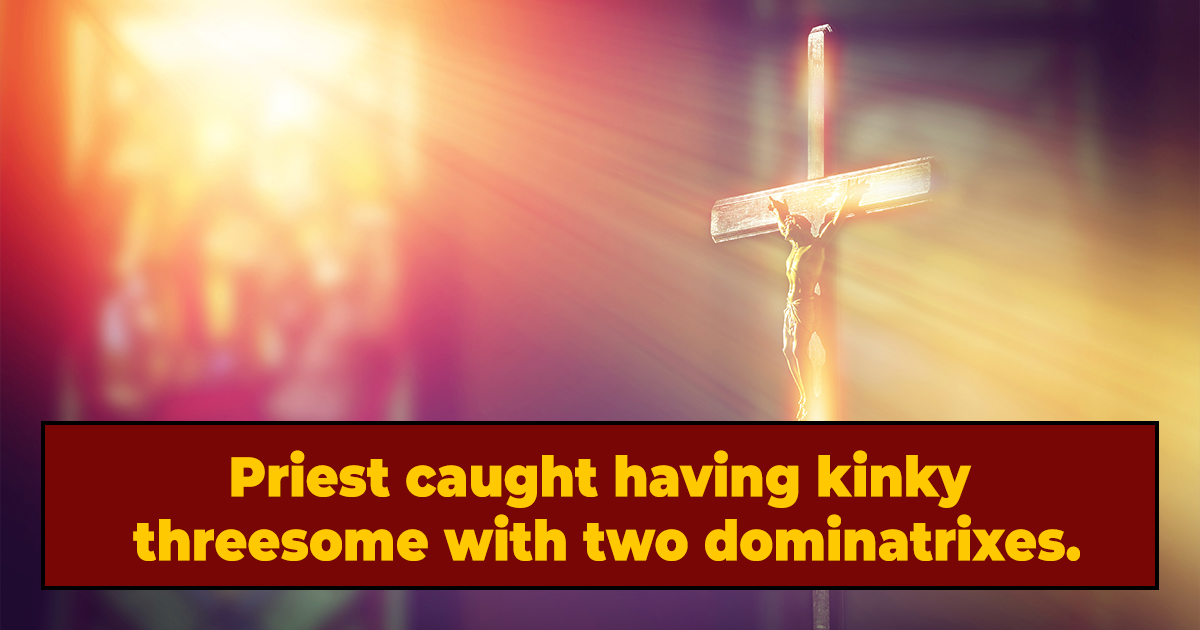 Priest Gets Caught Having A Threesome On The Altar Of His Church