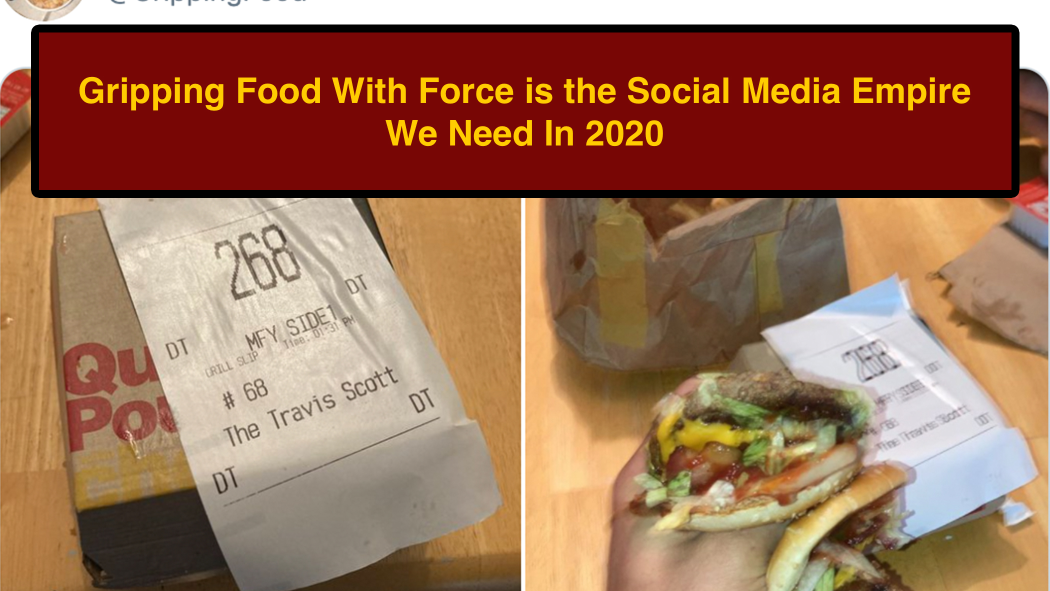 'Gripping Food With Force' Is the Social Media Trend We Deserve in 2020 ...