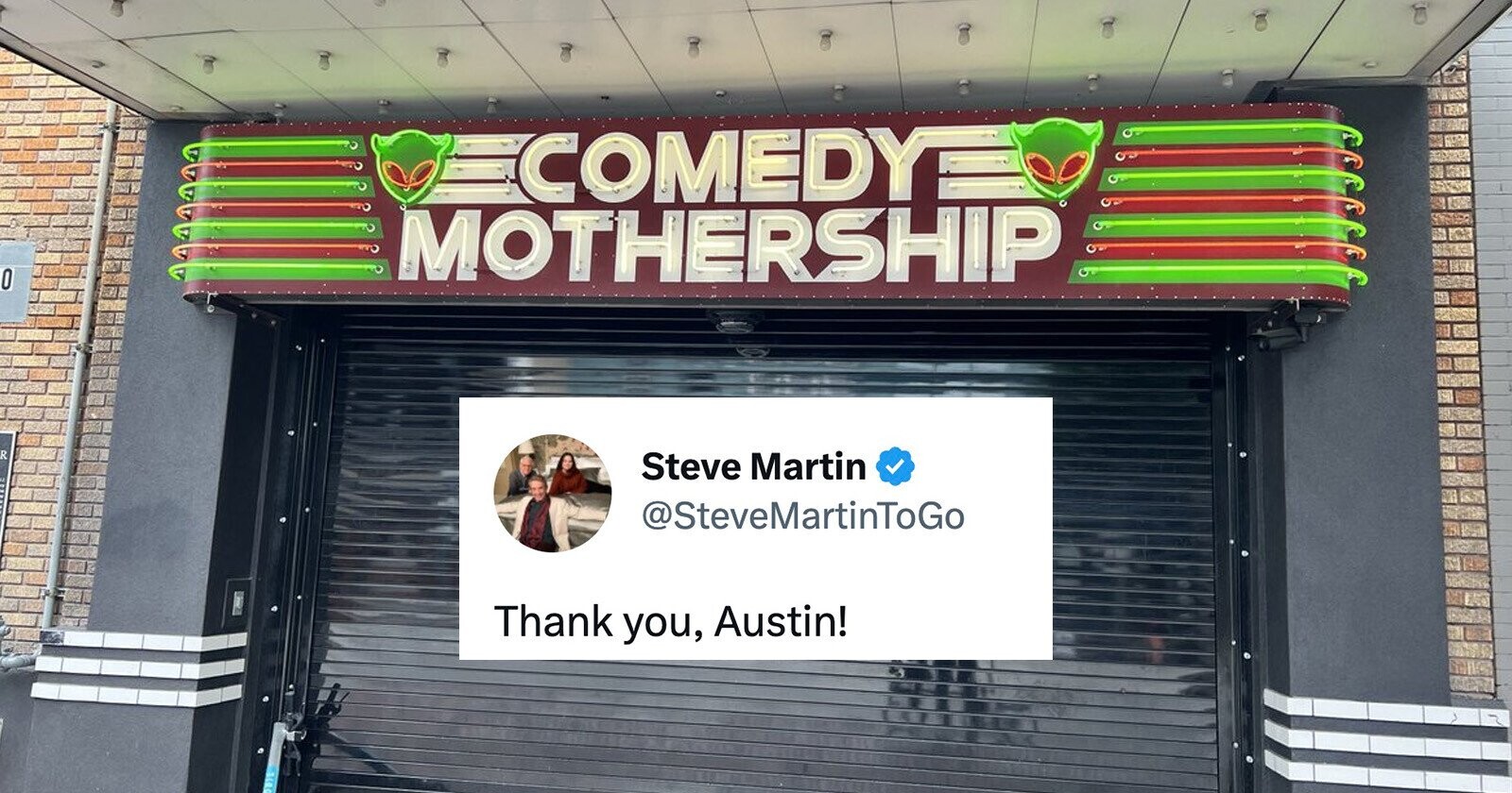 What Was Steve Martin Doing in Front of Joe Rogan’s Comedy Club ...