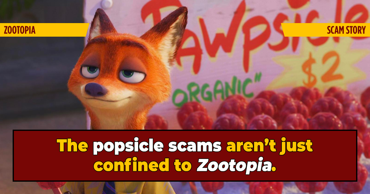 Zootopia's Popsicle Fraud Has A Weird Real-Life Counterpart | Cracked.com