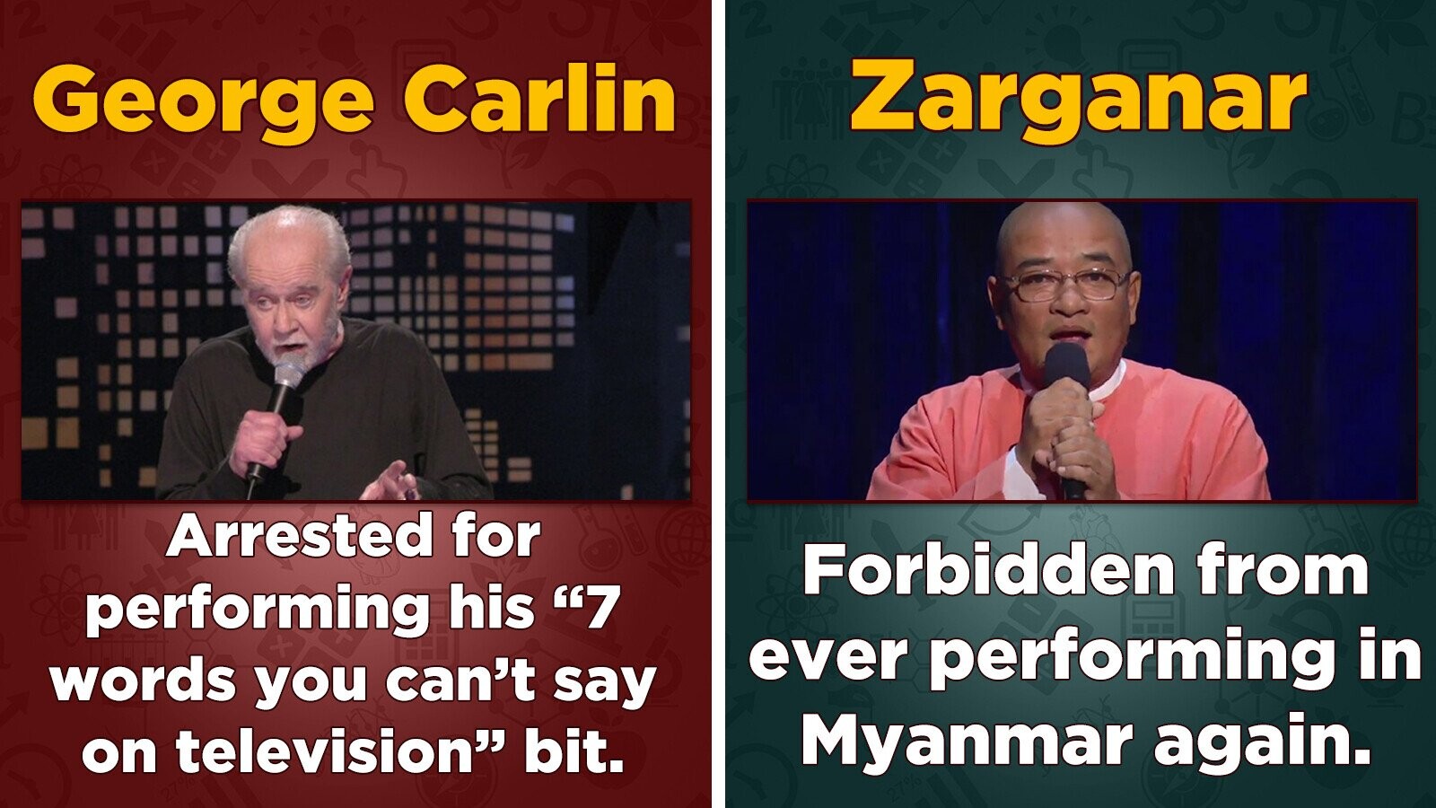15 Comedians Who Were Fired, Went To Jail Or Worse For Telling Jokes ...