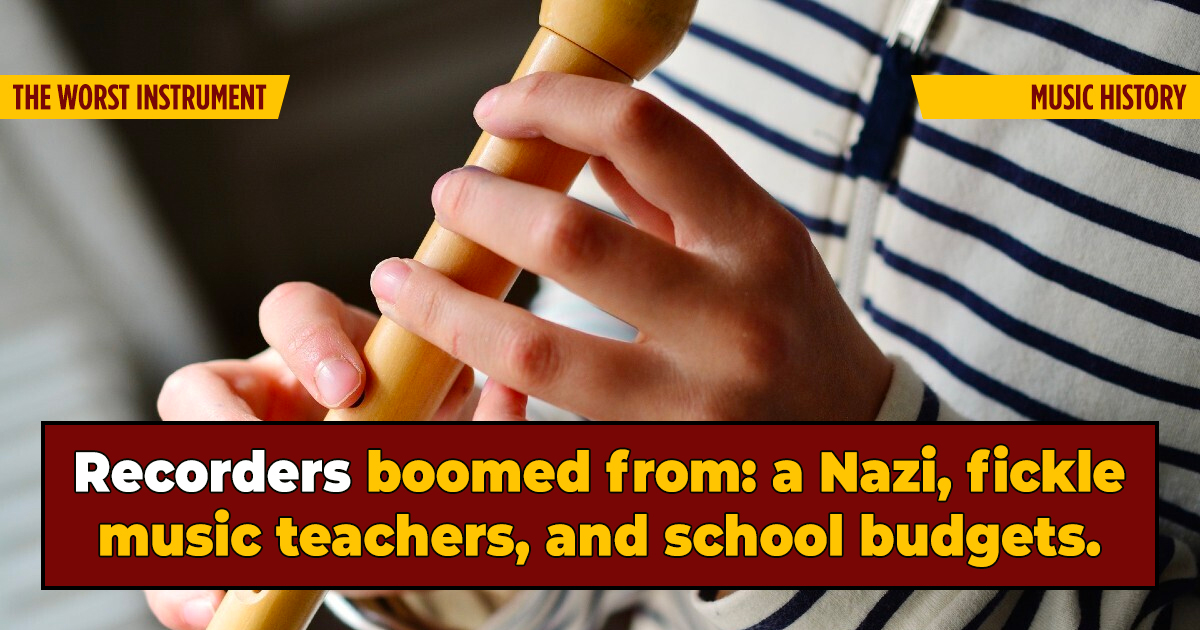 You Learned the Recorder Due To School Cheapness | Cracked.com
