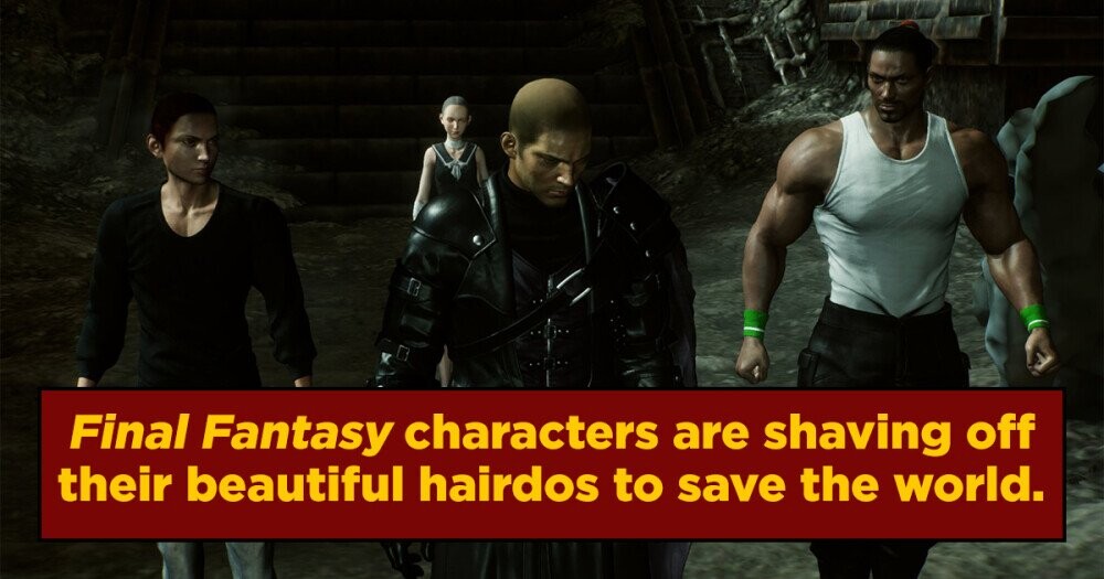 'Final Fantasy' Fans Fix Game By Shaving The Heads Of Every Character ...
