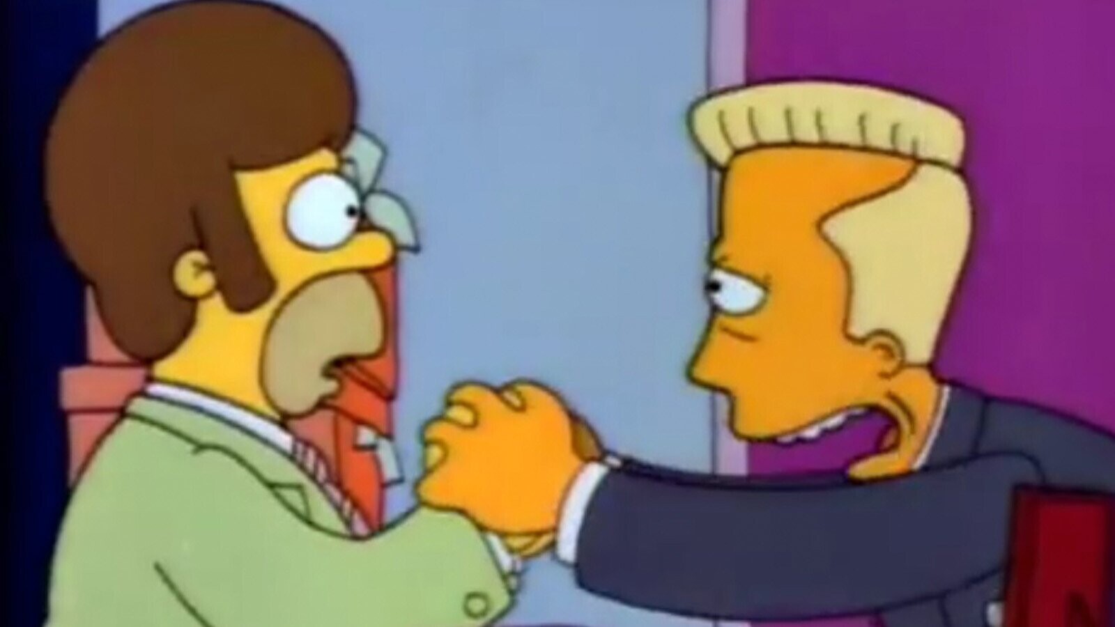 ‘The Simpsons’ Had TV’s First Guy-on-Guy Kiss A Decade Before ‘Dawson’s ...