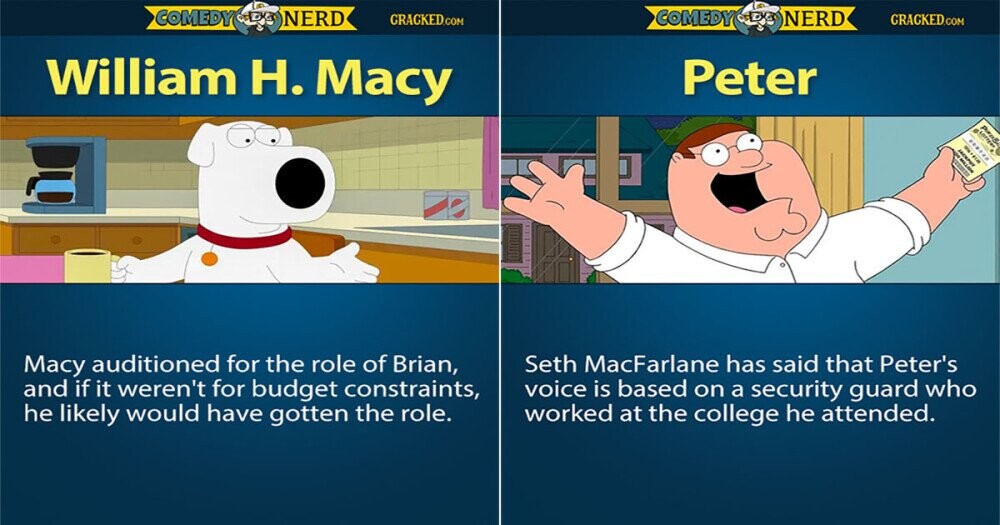 Family Guy: 15 Behind-The-Scenes Facts | Cracked.com