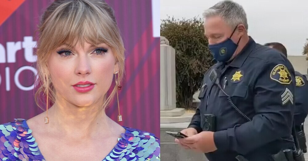 Police Officer Blasts Taylor Swift's Music To Keep Protester's Video ...