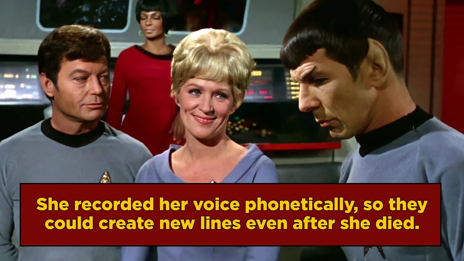 The Actress Voicing Star Trek's Computer Became A Computer IRL ...