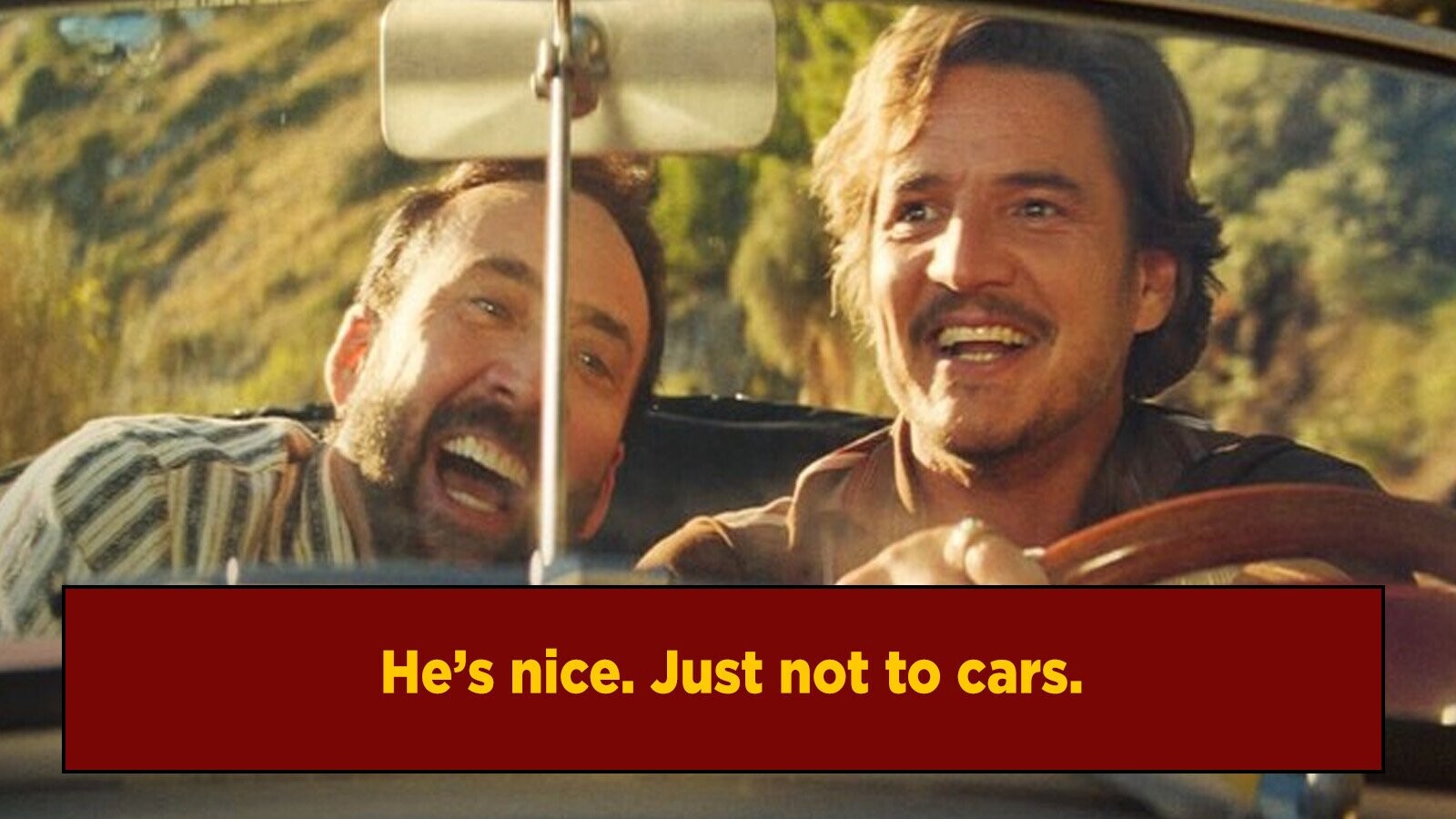 Pedro Pascal Destroyed 14 Cars For 'The Unbearable Weight Of Massive ...