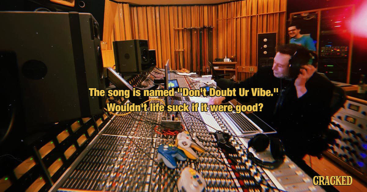 Elon Musk's New EDM Single Is, Thankfully, Terrible | Cracked.com