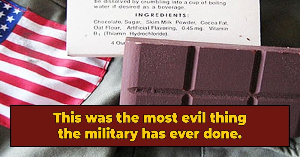 The Military Engineered A Special Chocolate That Tasted Horrible ...