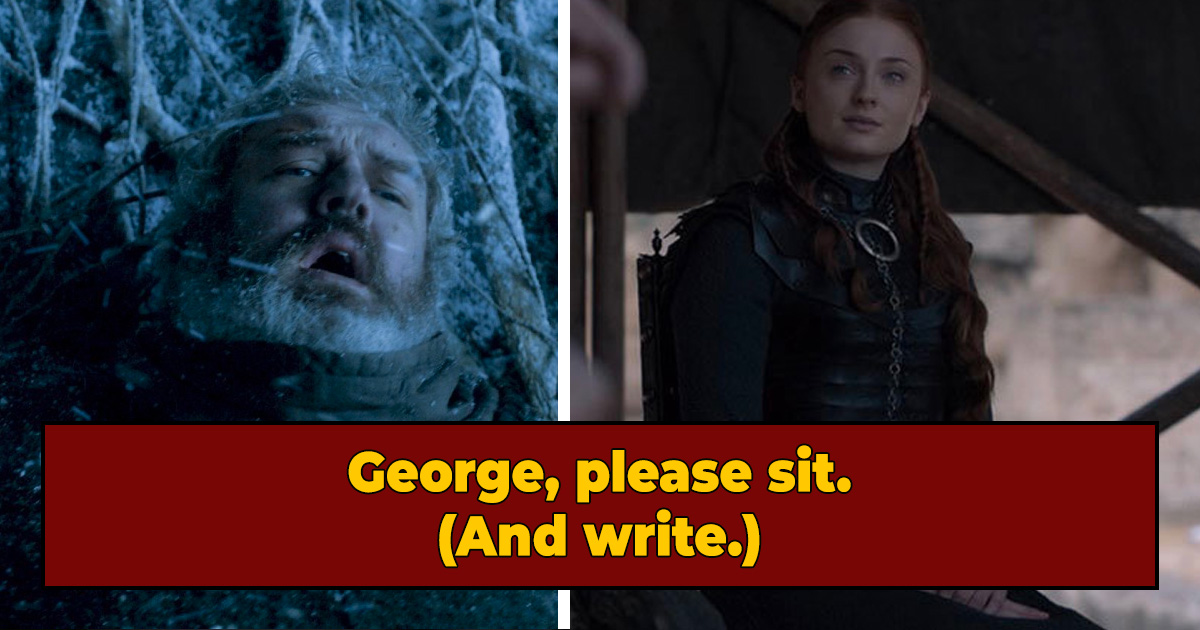 George R. R. Martin is Just Spoiling His Own Books Now | Cracked.com