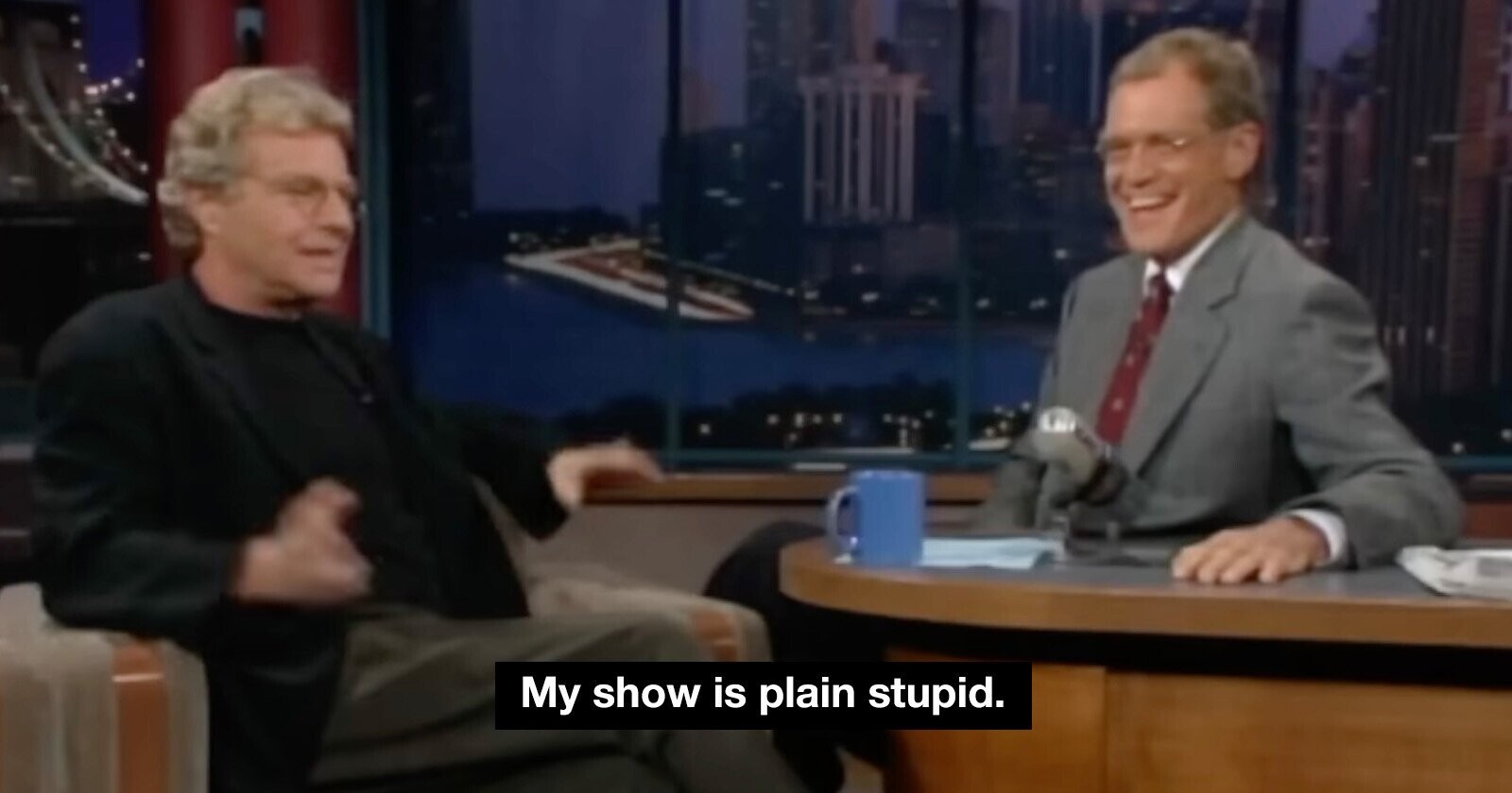 Jerry Springer Admitted His Show Was Stupid to Dave Letterman | Cracked.com