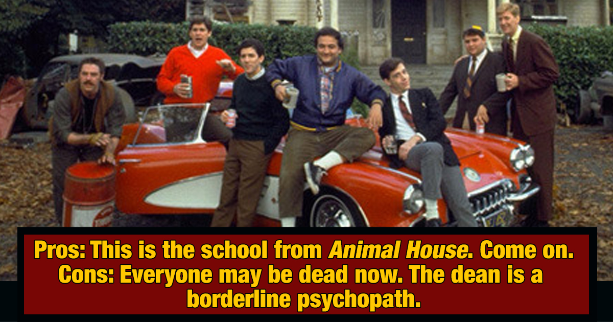 The Pros And Cons Of Attending 9 Fictional Colleges | Cracked.com