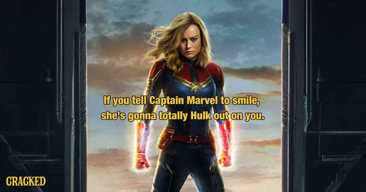 The 'Smile' Trolls Are Only Making Captain Marvel Stronger | Cracked.com