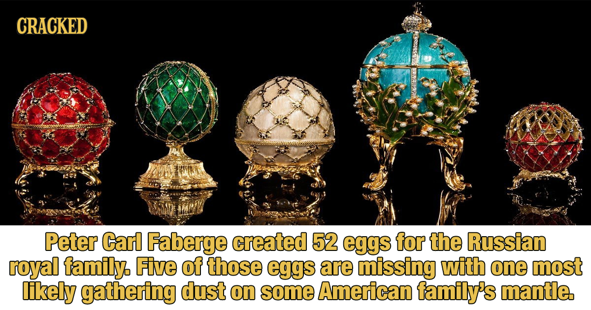 5 Priceless Missing Treasures (That Are Waiting To Be Found) | Cracked.com