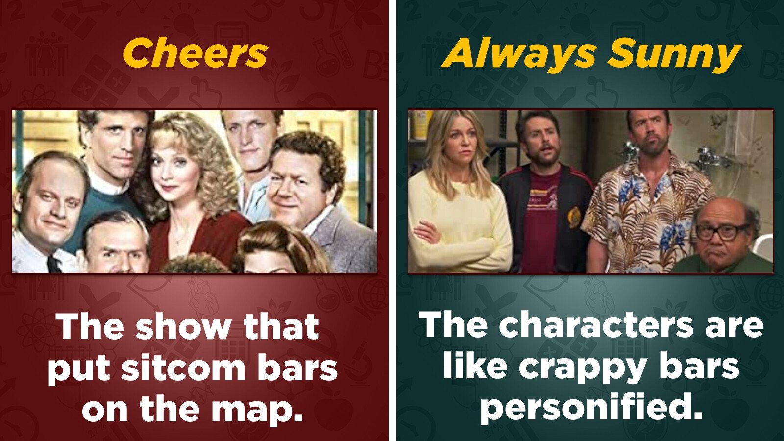 The Devolution Of Sitcom Bars (Cheers To Moe's To Paddy's Pub ...