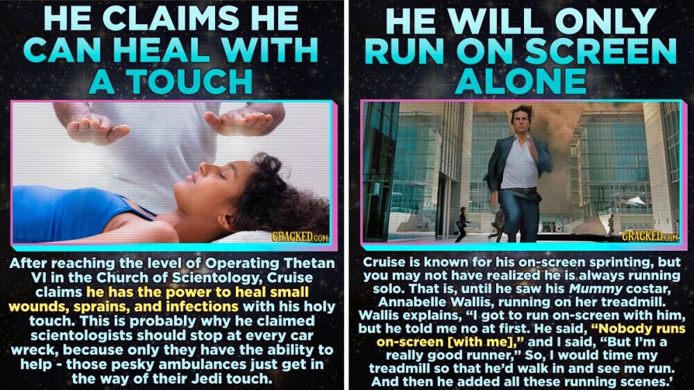 Praise Xenu, The 15 Weirdest Things About Tom Cruise | Cracked.com