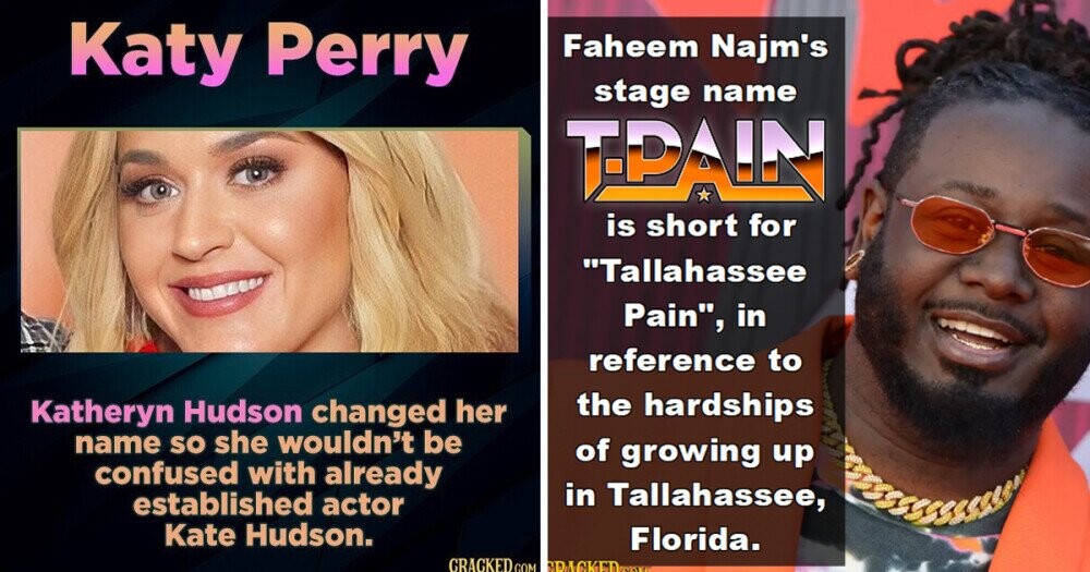 34 Surprising Origins of Famous Stage Names | Cracked.com