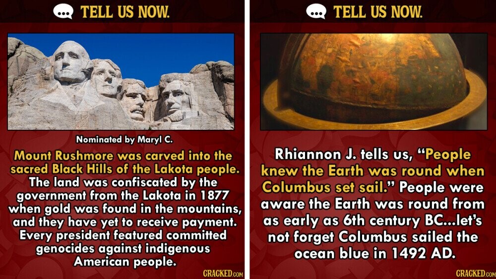 Tell Us Now: 14 History Facts We Should Have Learned In School ...