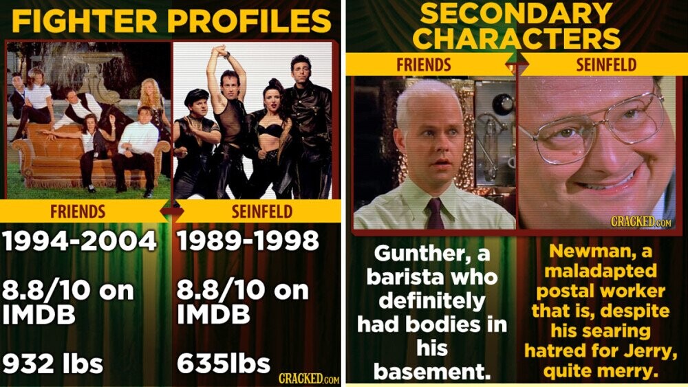 Cracked VS: Friends vs. Seinfeld | Cracked.com