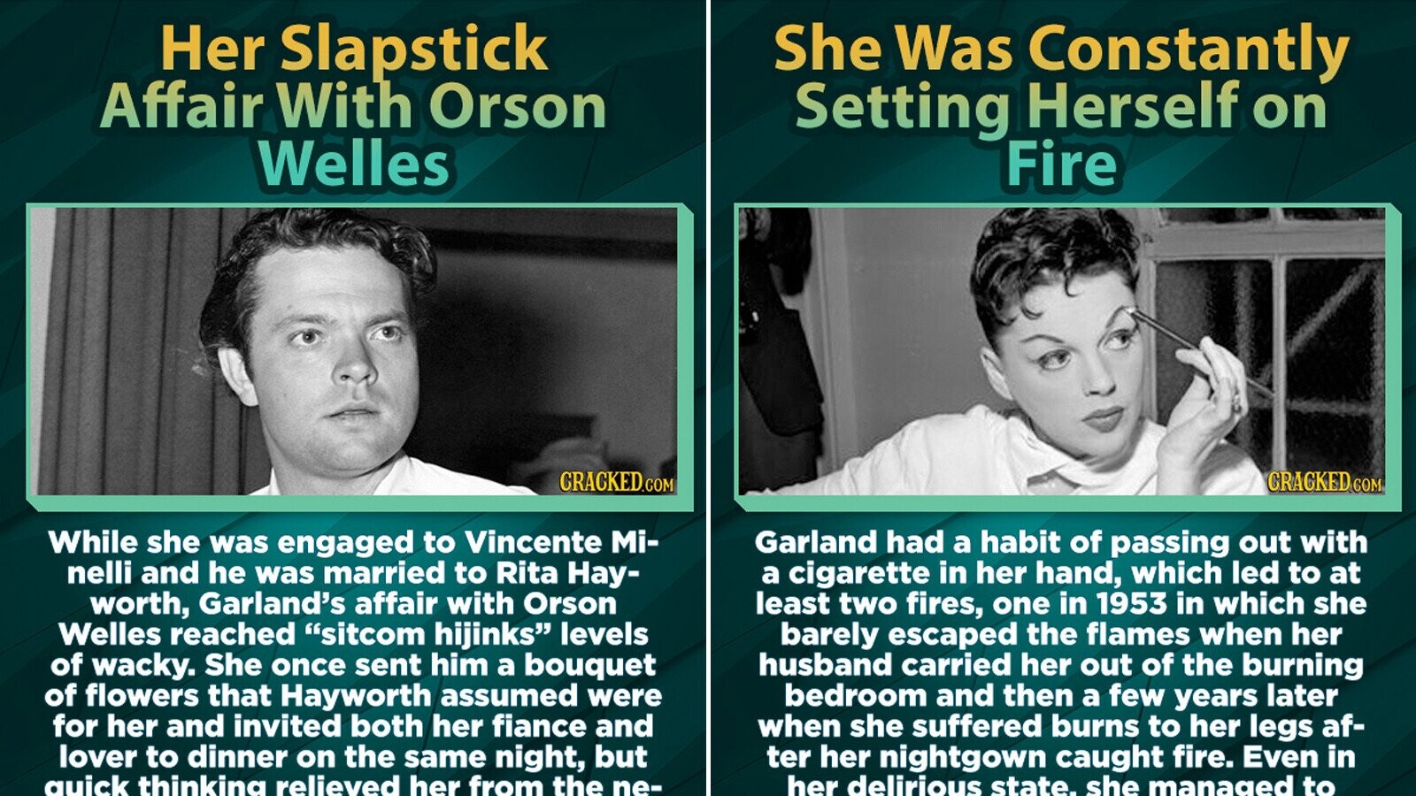 15 Ways Judy Garland Out Sex And Drugged Most Rock Stars