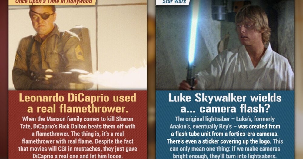 15 Behind-The-Scenes Facts About Awesome Movie Weapons | Cracked.com