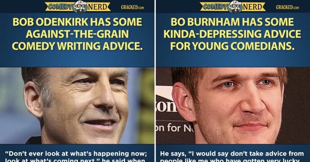 13 Pieces Of Surprising Advice From Iconic Comedians | Cracked.com