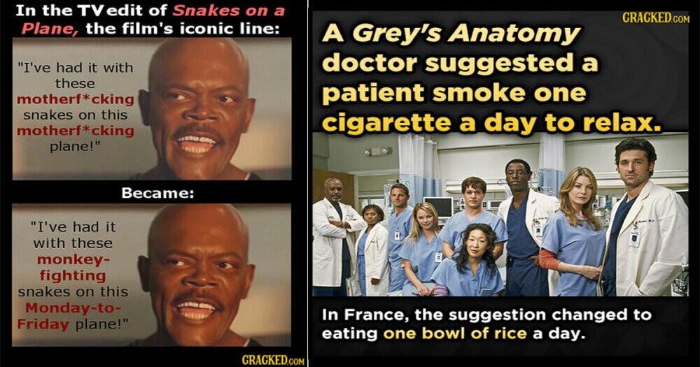 21 Movies & Shows Butchered By Censors | Cracked.com