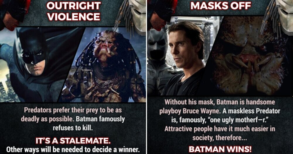 Cracked VS: Batman vs. Predator | Cracked.com