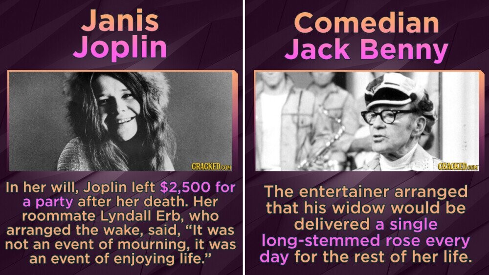 14 Fascinating Final Wishes And Wills Of Famous People | Cracked.com