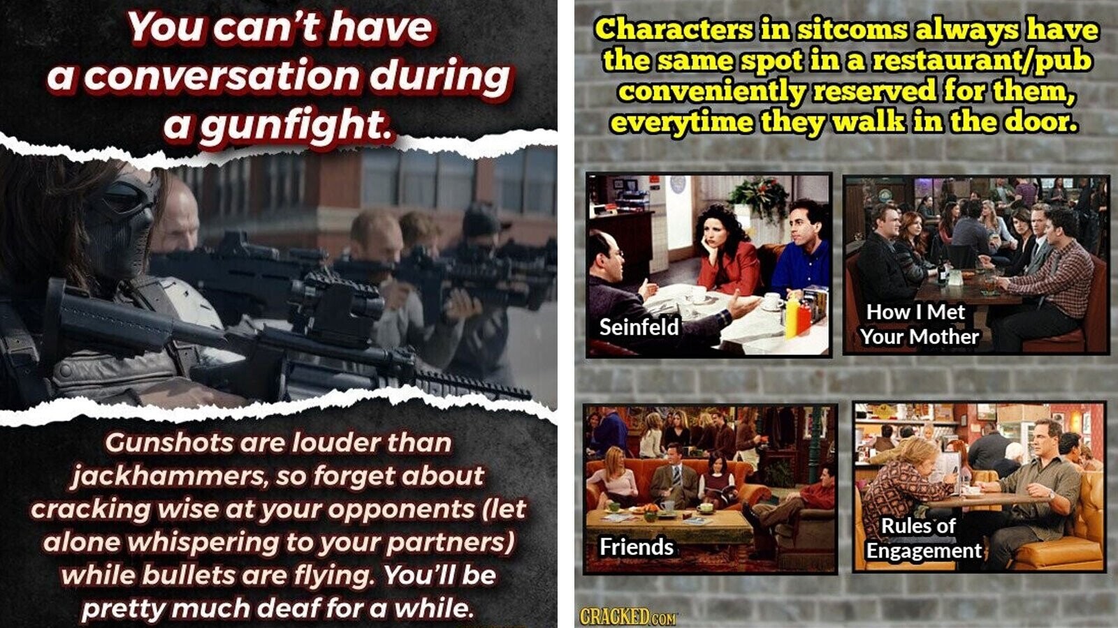 40 TV and Movie Tropes You’d Be Hard-Pressed to Experience Out Here in ...