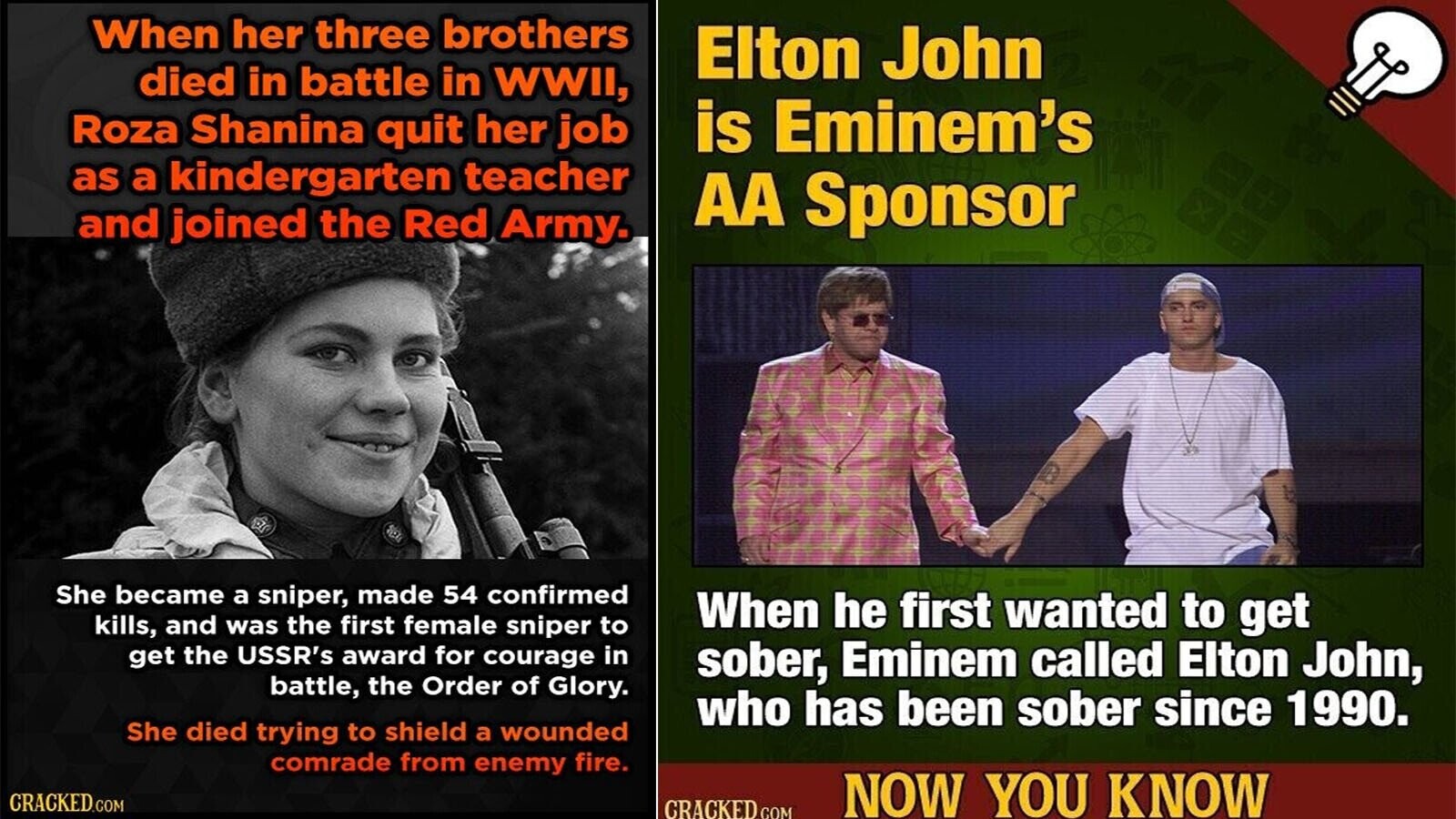 30 Times Famous People From History Completely Shocked Us | Cracked.com