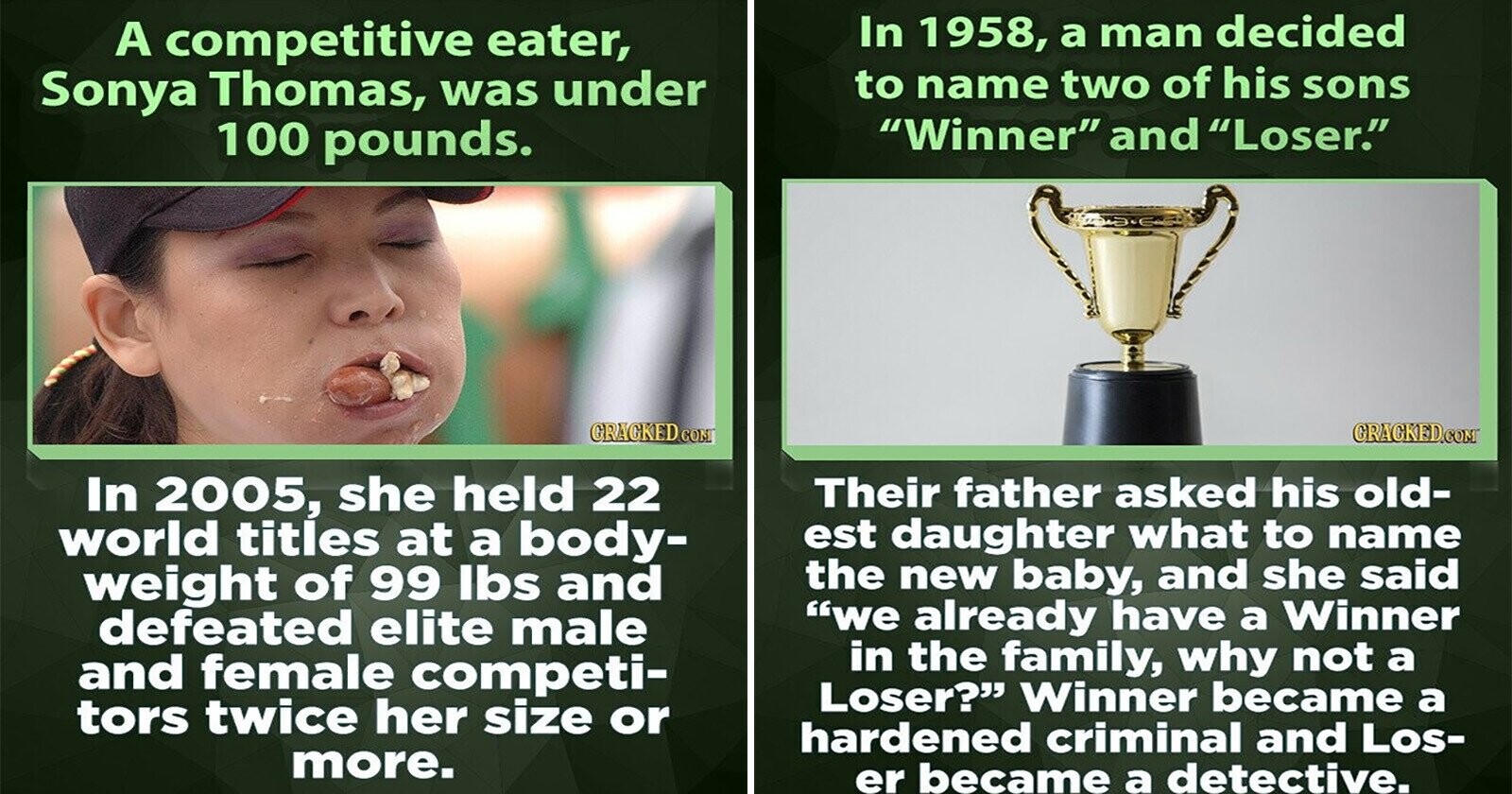 19 Trivia Tidbits For The Trifecta Tonight | Cracked.com