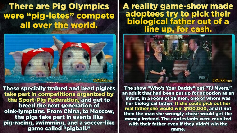 15 Weird And Bad Facts, And One About Cute Piggies | Cracked.com