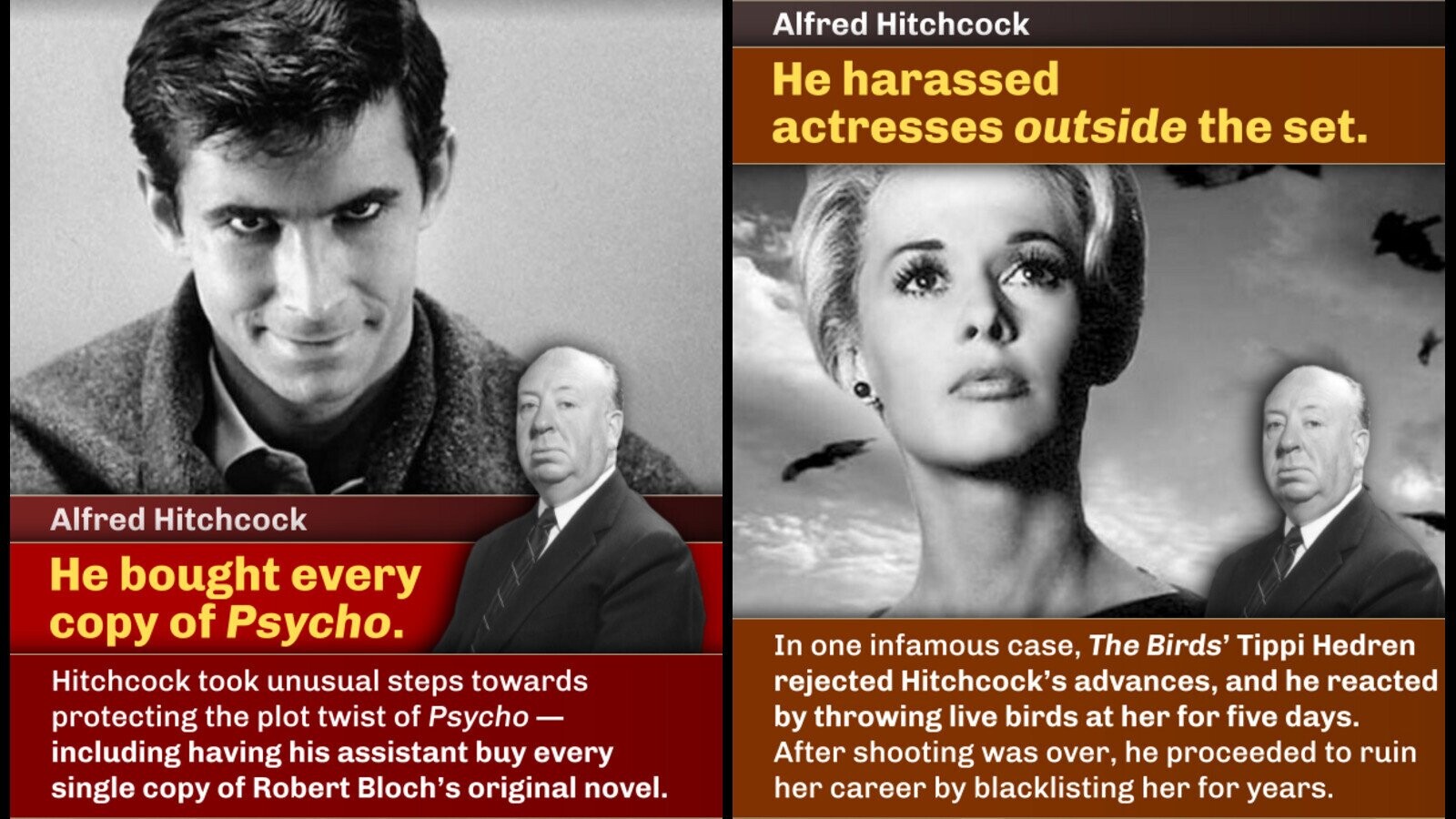 20 Facts About Alfred Hitchcock: The Man, The Artist, The Weirdo ...