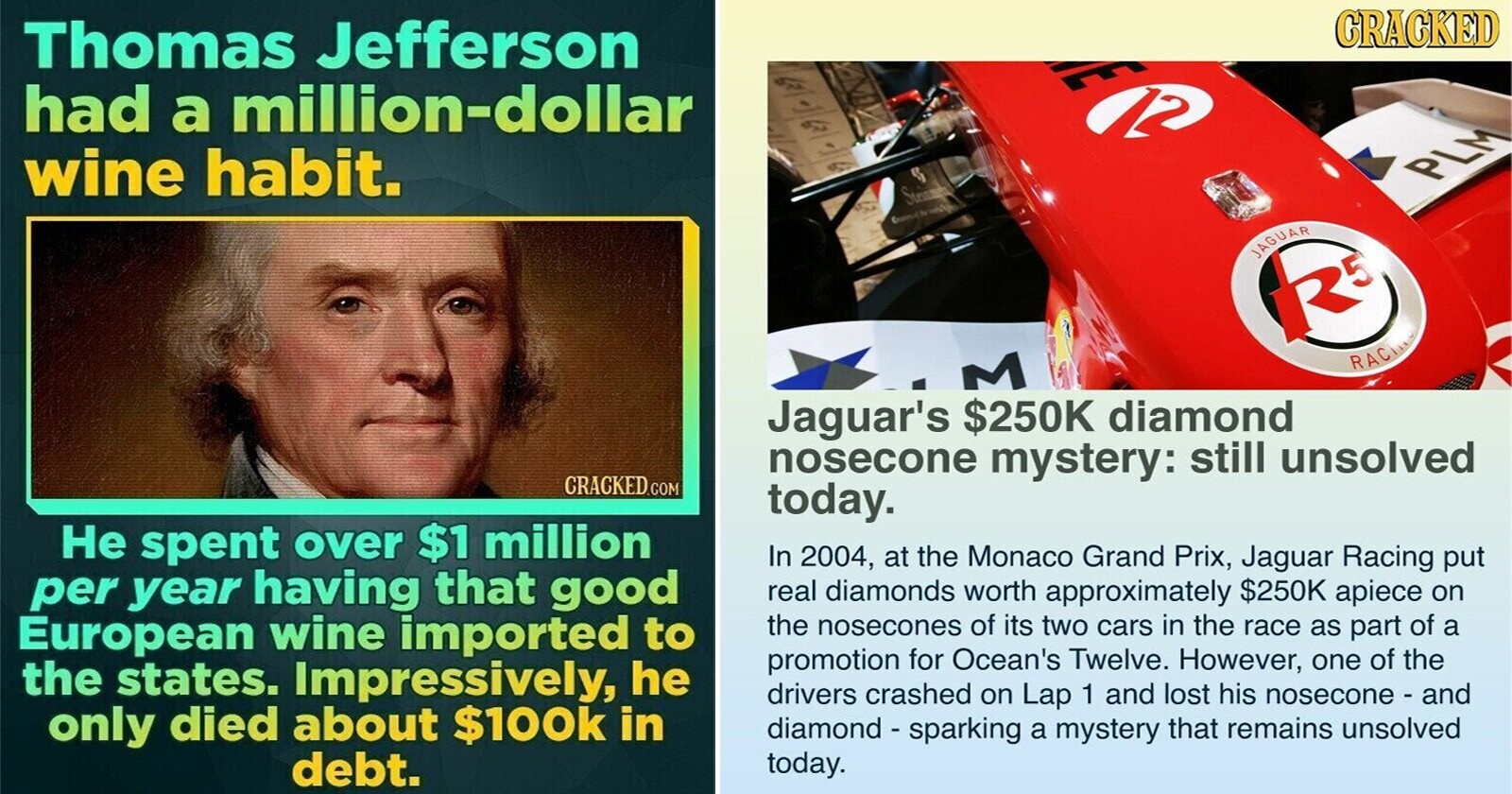 45 Random Trivia Tidbits That Glow Like Fireflies | Cracked.com