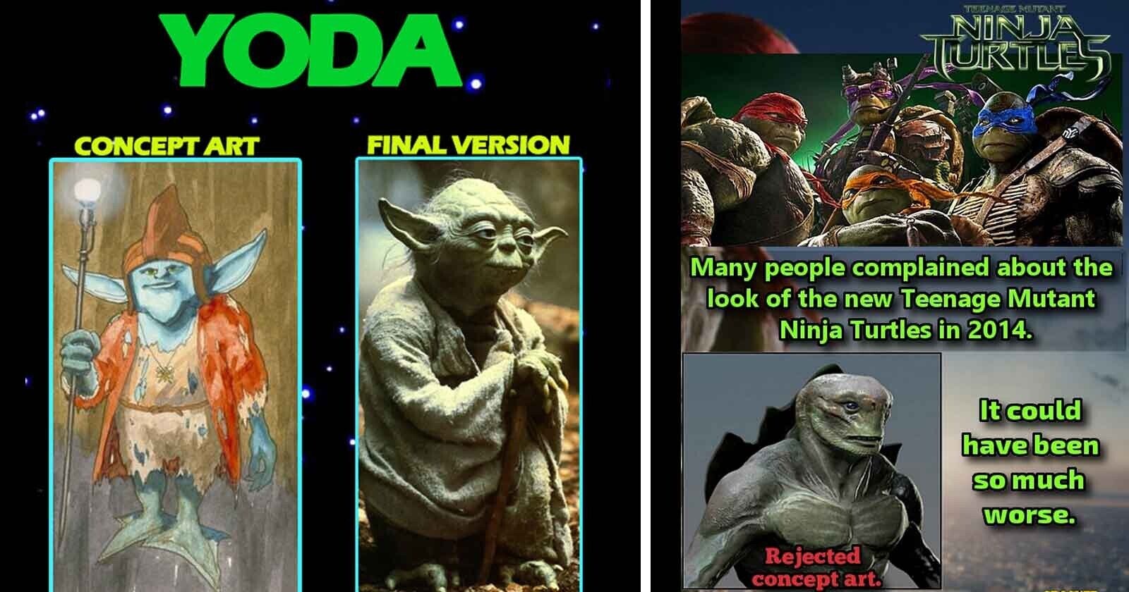 35 Early Designs of Characters That Their Creators Want Burned ...