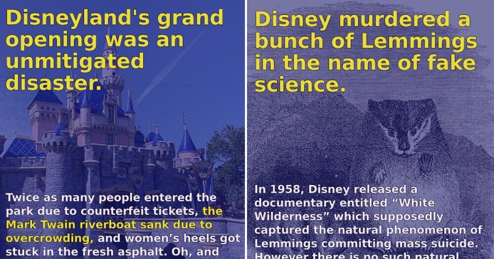 13 Not-So-Magical Facts About The Wonderful World Of Disney | Cracked.com