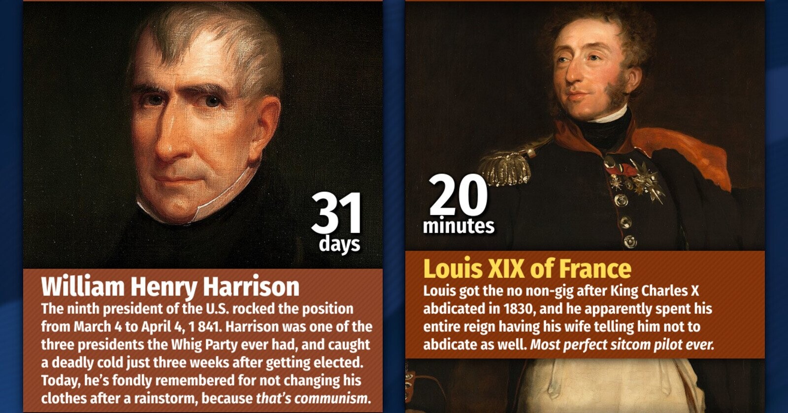 15 of the Shortest Reigns of Power in History | Cracked.com