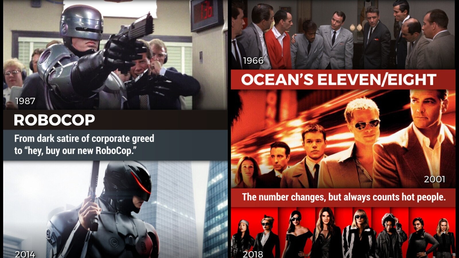 15 Movie Franchises Through the Years: Original vs. Reboot | Cracked.com