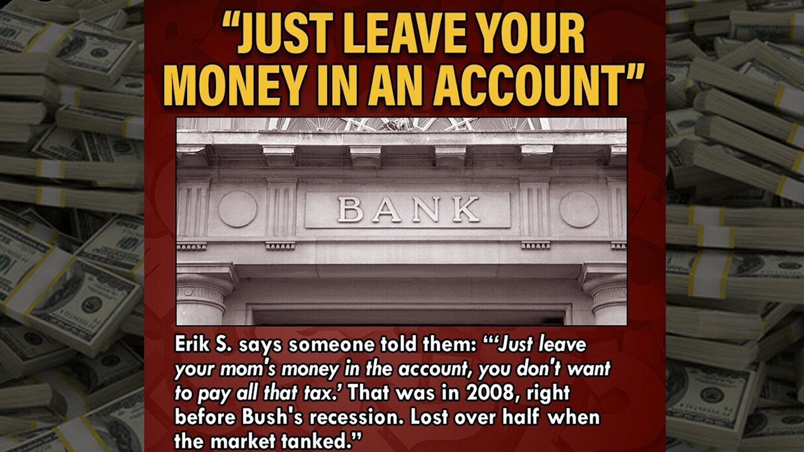 Tell Us Now: 13 Terrible Pieces Of Financial Advice | Cracked.com