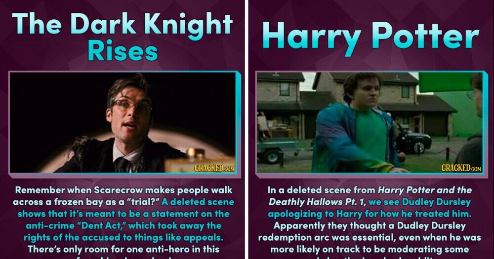 18 Deleted Scenes (That Were Actually Pretty Important) | Cracked.com