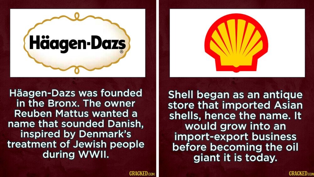 14 Unexpected Meanings Behind Big Brand Names | Cracked.com