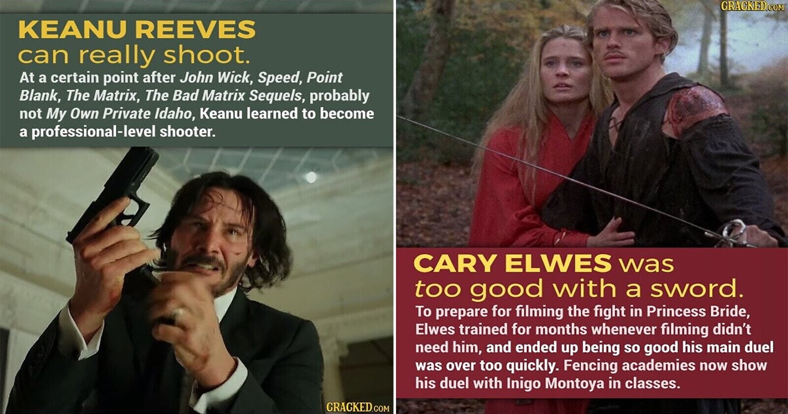 15 Actors Who Got Ridiculously Good With Movie Weapons | Cracked.com