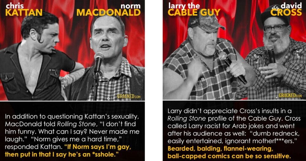 15 Comedy Feuds That Weren’t Always Funny | Cracked.com